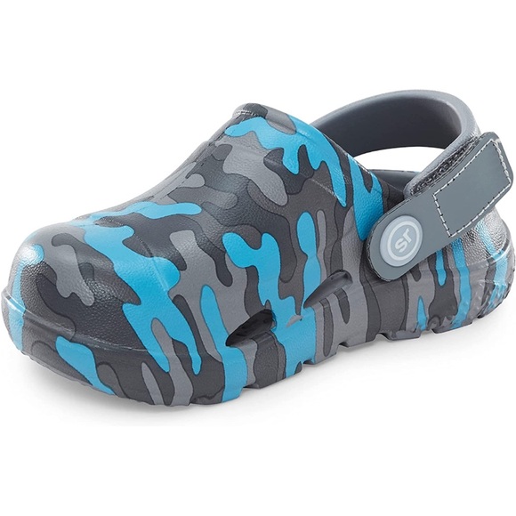 Stride Rite | Shoes | Stride Rite 36 Bray Sandal Clog Blue Camo 6 Nwt ...